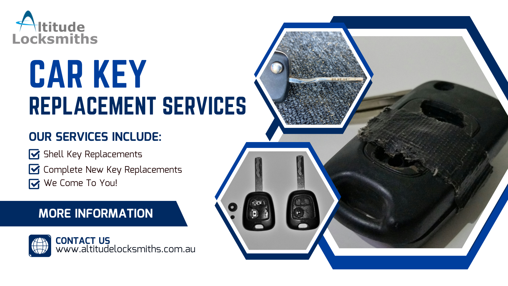 Car Key Shell and Battery Replacements - Altitude Locksmiths